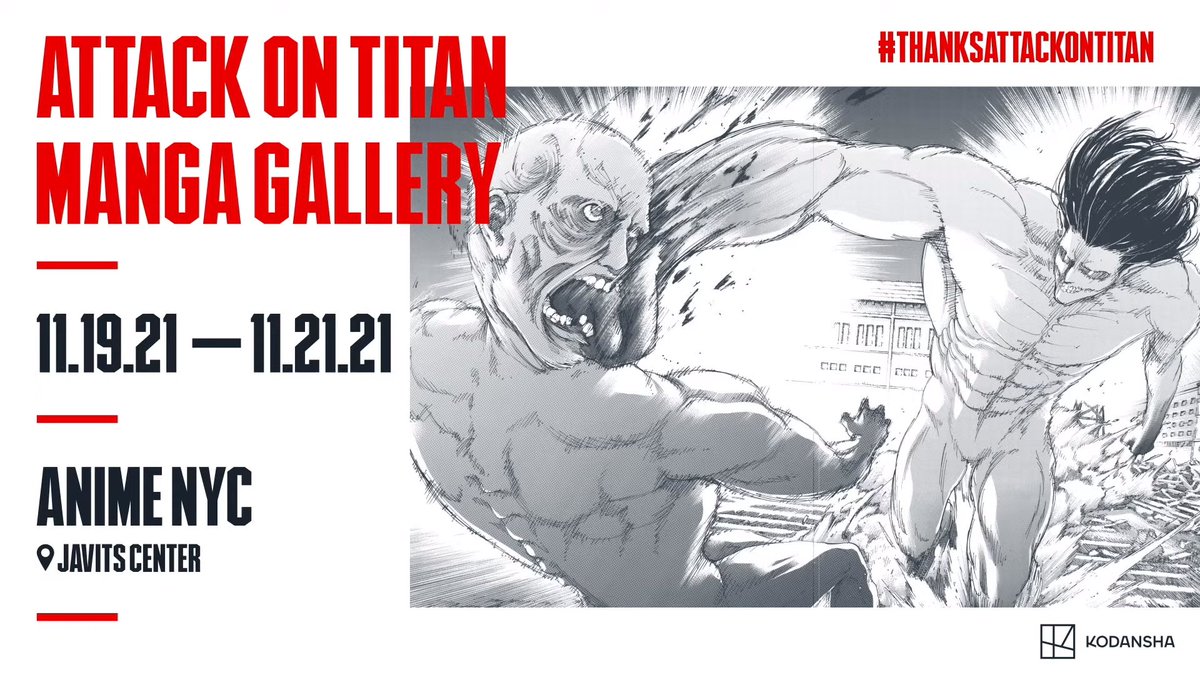 Galeri Manga Attack on Titan Terbesar di Amerika Serikat Akan Hadir di ...