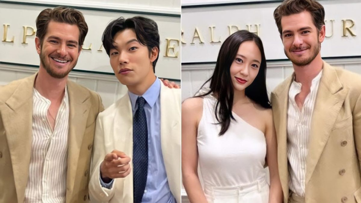 Krystal Jung dan Ryu Jun Yeol Terlihat Bersama Andrew Garfield di Final ...
